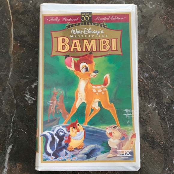 Other | Bambi 55th Limited Edition Vhs | Poshmark